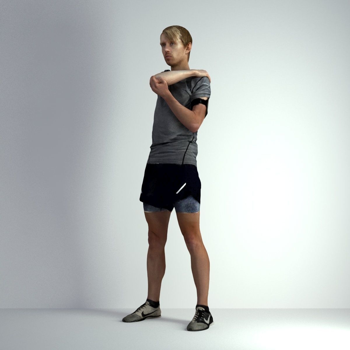 3D Scan Man Sport Runner 010 3D model | CGTrader