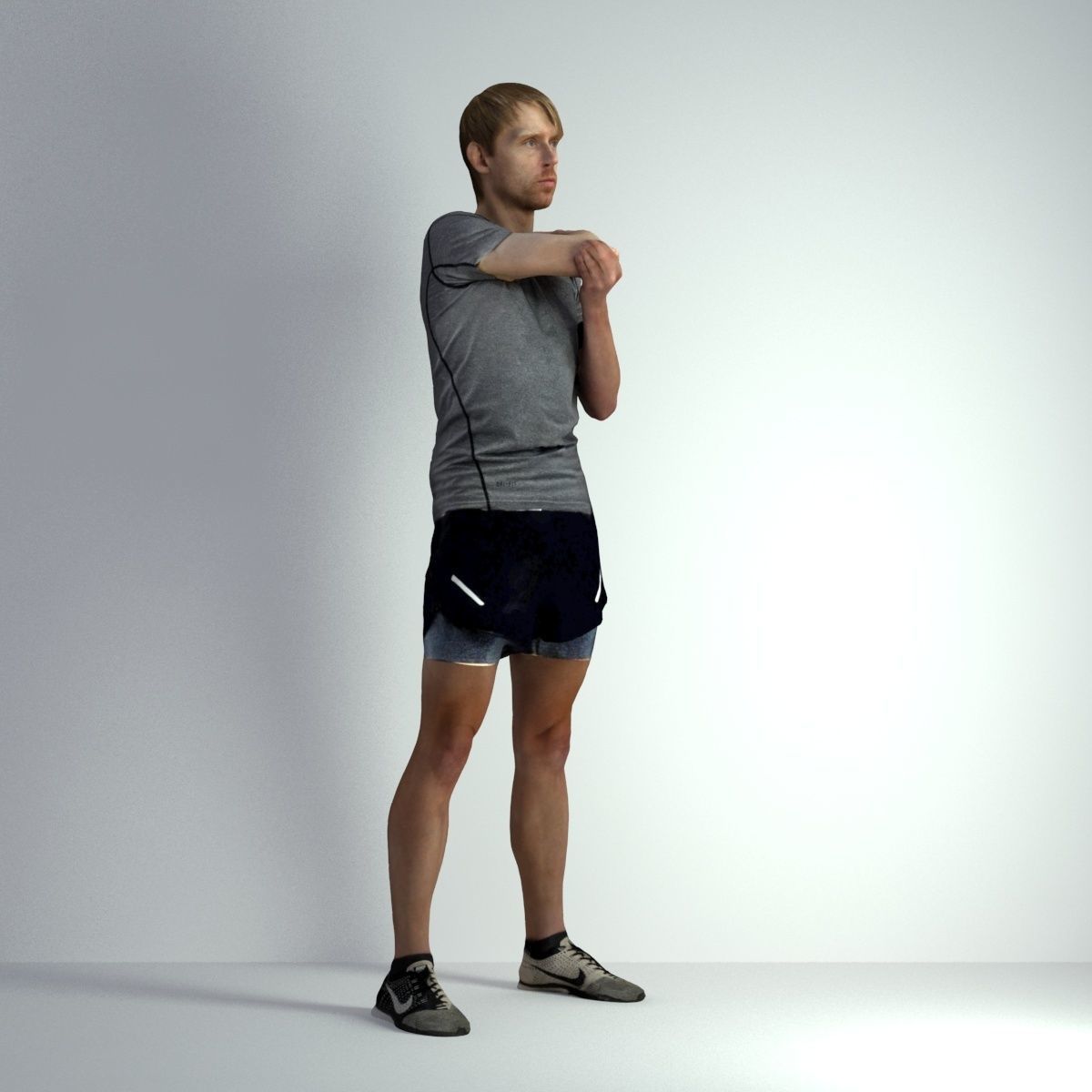 3D Scan Man Sport Runner 010 3D model | CGTrader