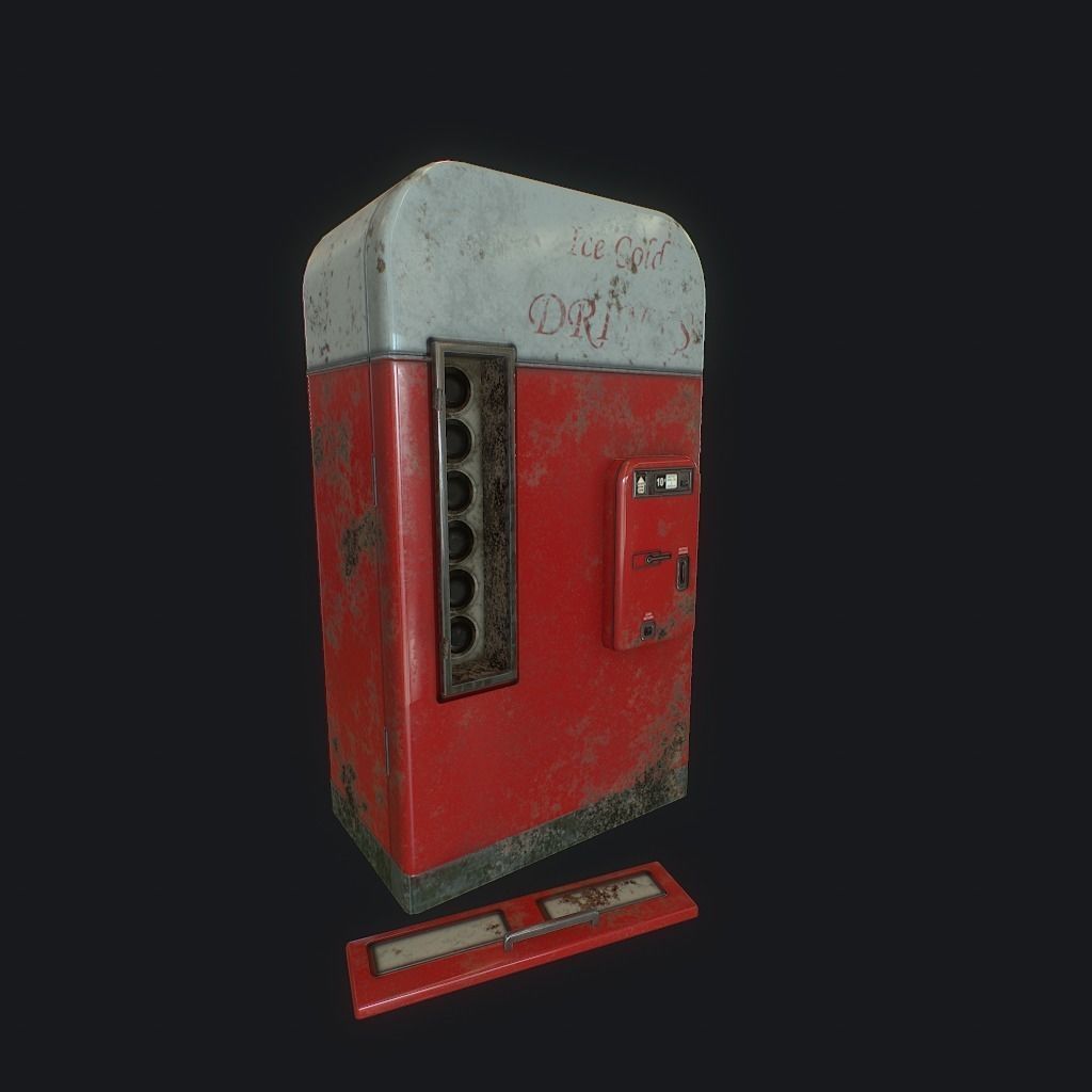 3D model Vending Machine v1 pbr VR / AR / low-poly | CGTrader