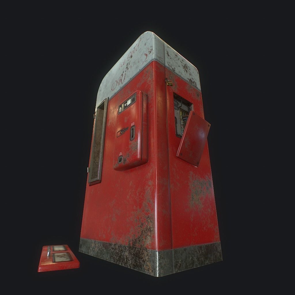 3D model Vending Machine v1 pbr VR / AR / low-poly | CGTrader