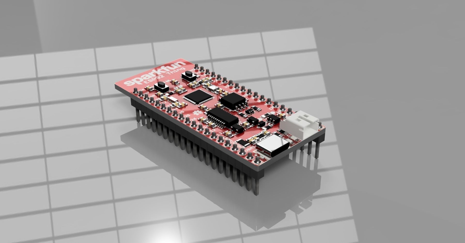 ESP32 Sparkfun free 3D model | CGTrader