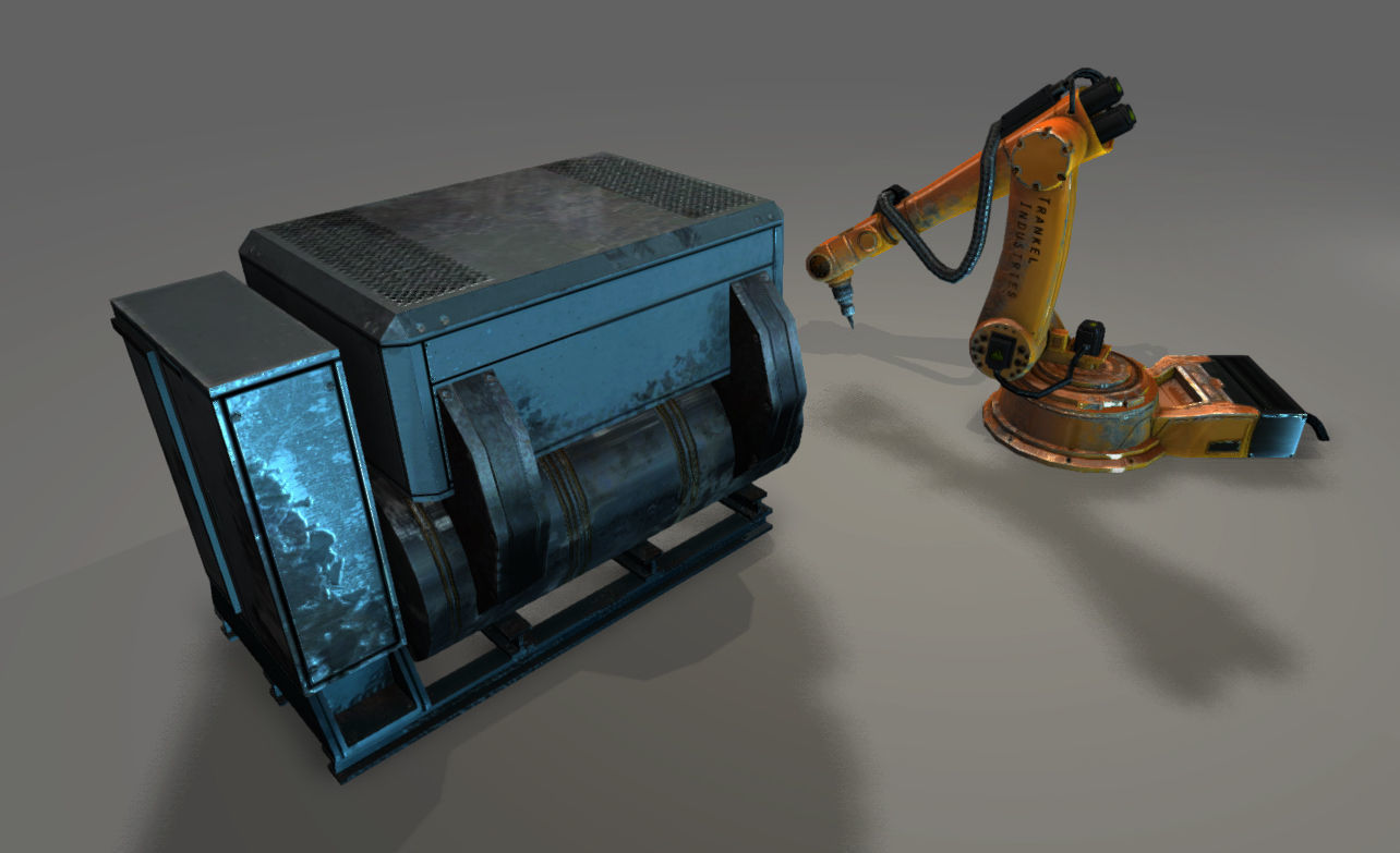 3D model Industrial machines VR / AR / low-poly | CGTrader