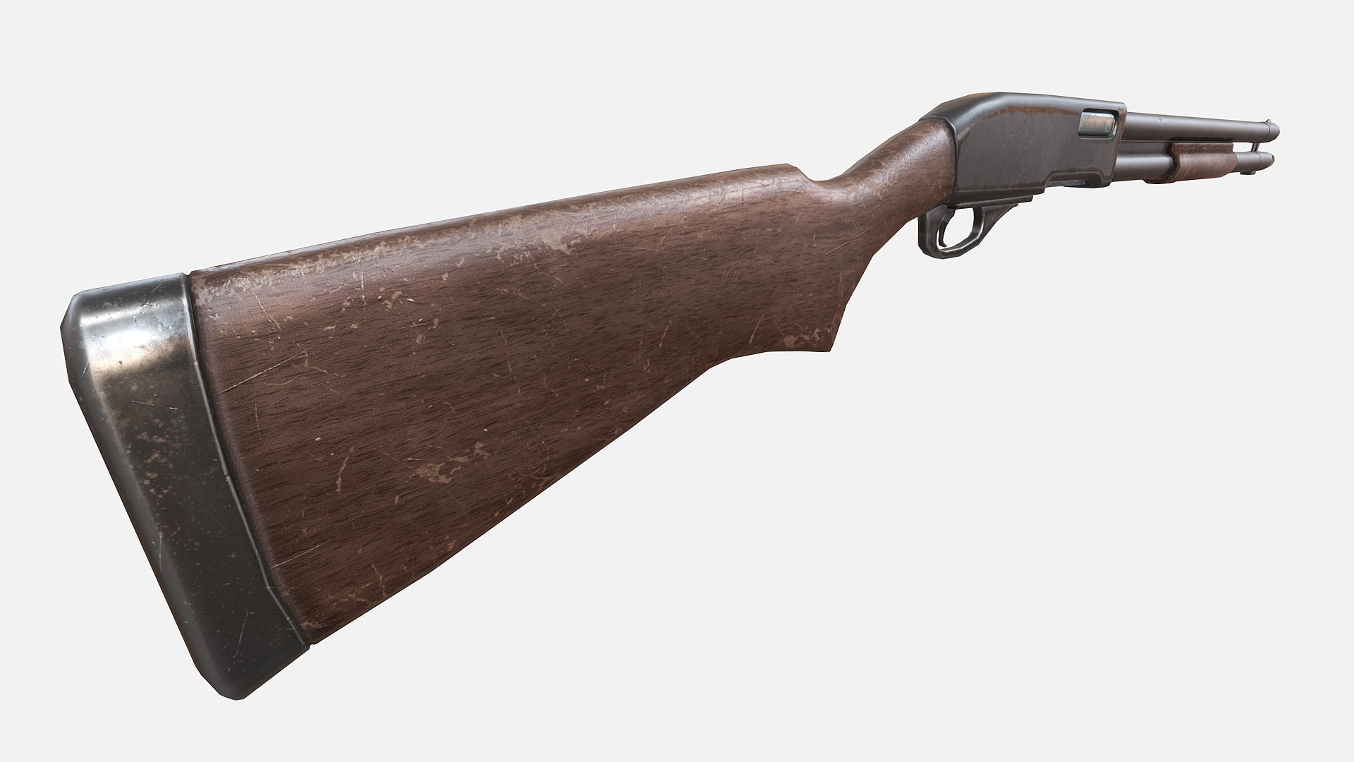 3D model Remington Shotgun VR / AR / low-poly | CGTrader