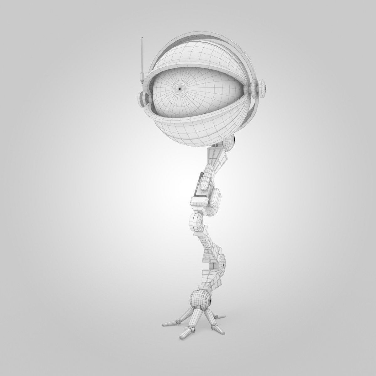 3D model One Eye Robot VR / AR / low-poly | CGTrader