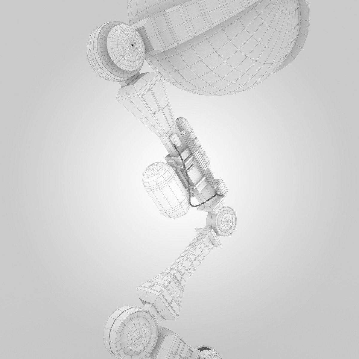 3D model One Eye Robot VR / AR / low-poly | CGTrader