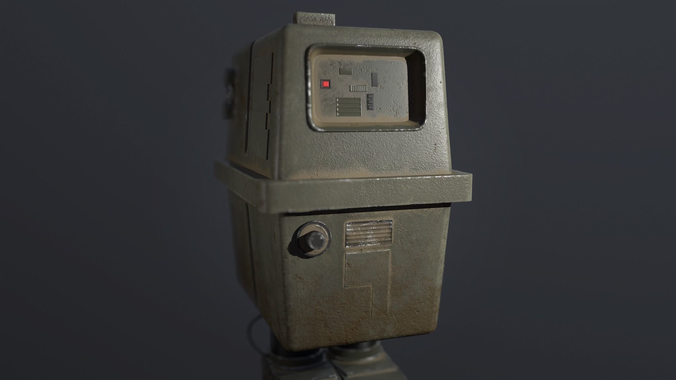 Game ready Star Wars GNK Droid free VR / AR / low-poly 3D model | CGTrader