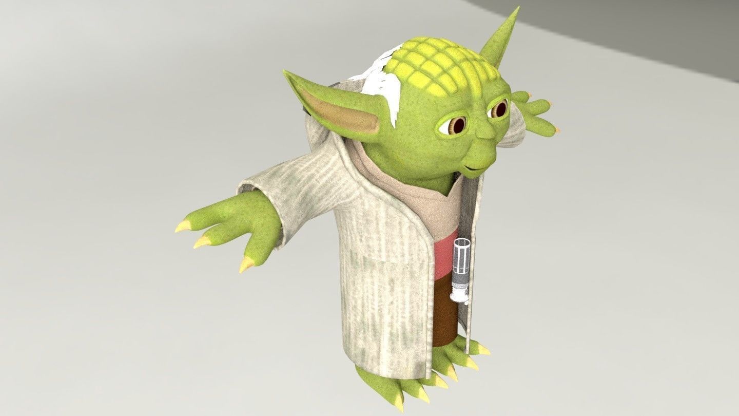 Yoda 3D Clone Wars Star Wars Character 3D model | CGTrader
