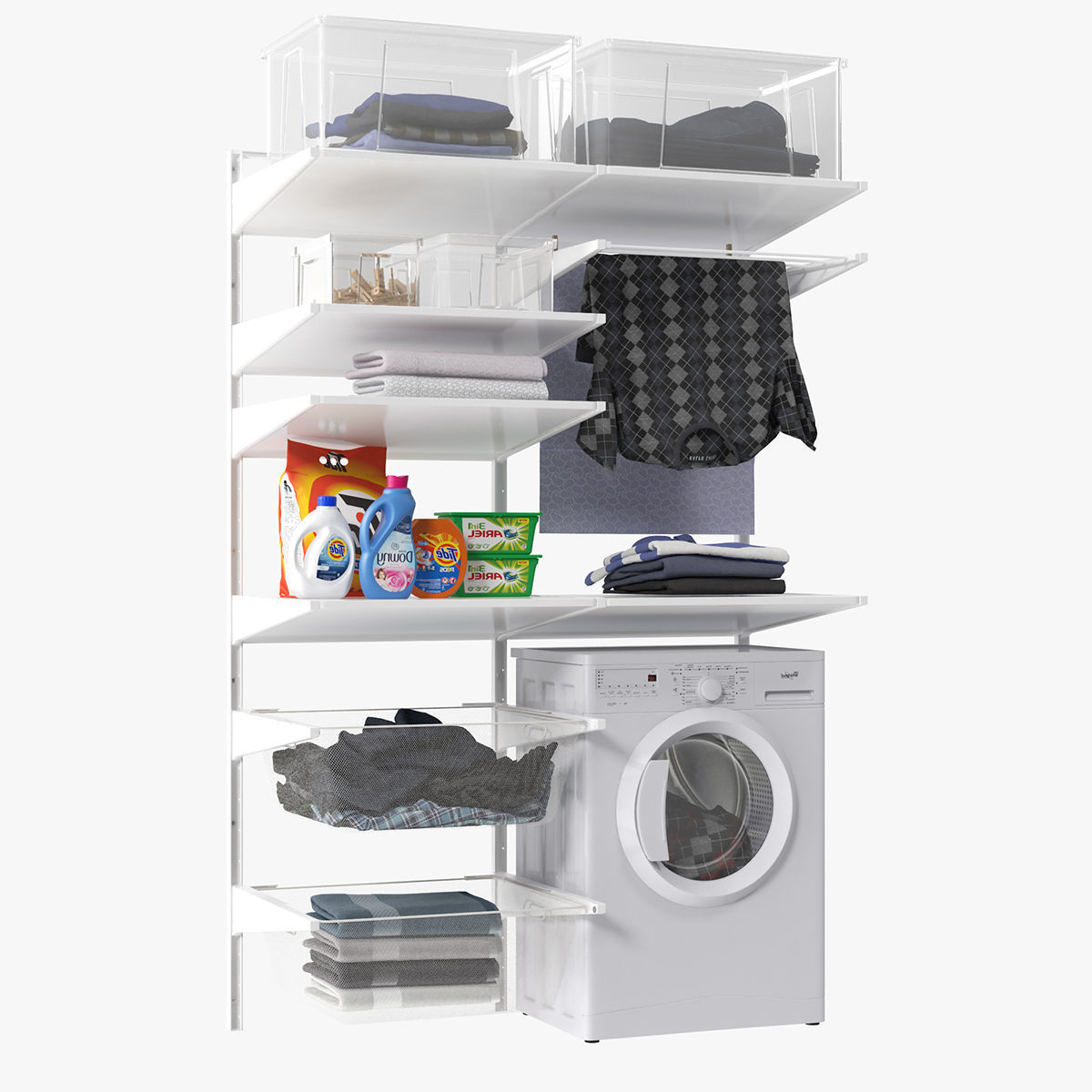 Laundry 3D model | CGTrader