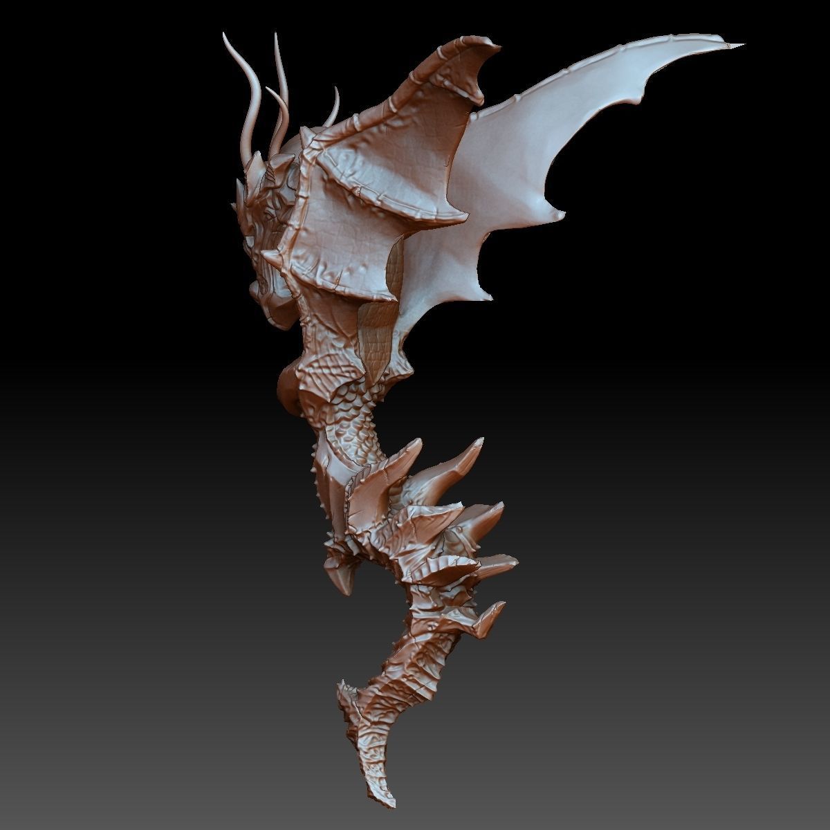 3D model Dragon wing VR / AR / low-poly | CGTrader