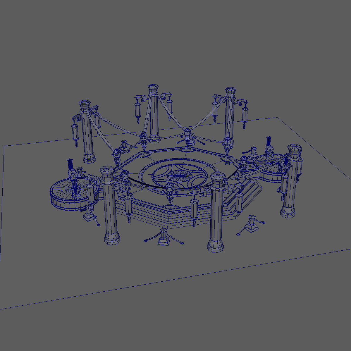 3D model map arena lowpoly game VR / AR / low-poly | CGTrader