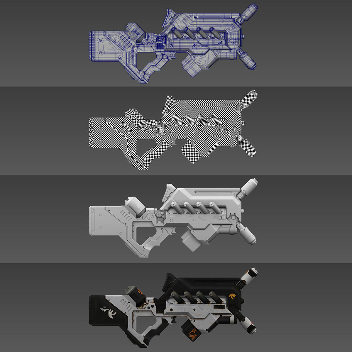 Biggun apex weapon 3D model | CGTrader