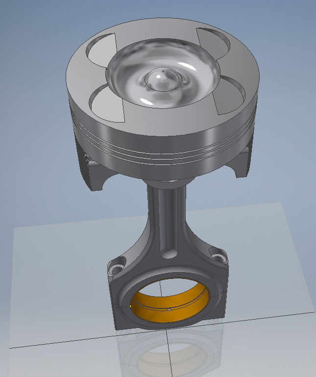 Car Engine Piston 3D model 3D printable | CGTrader