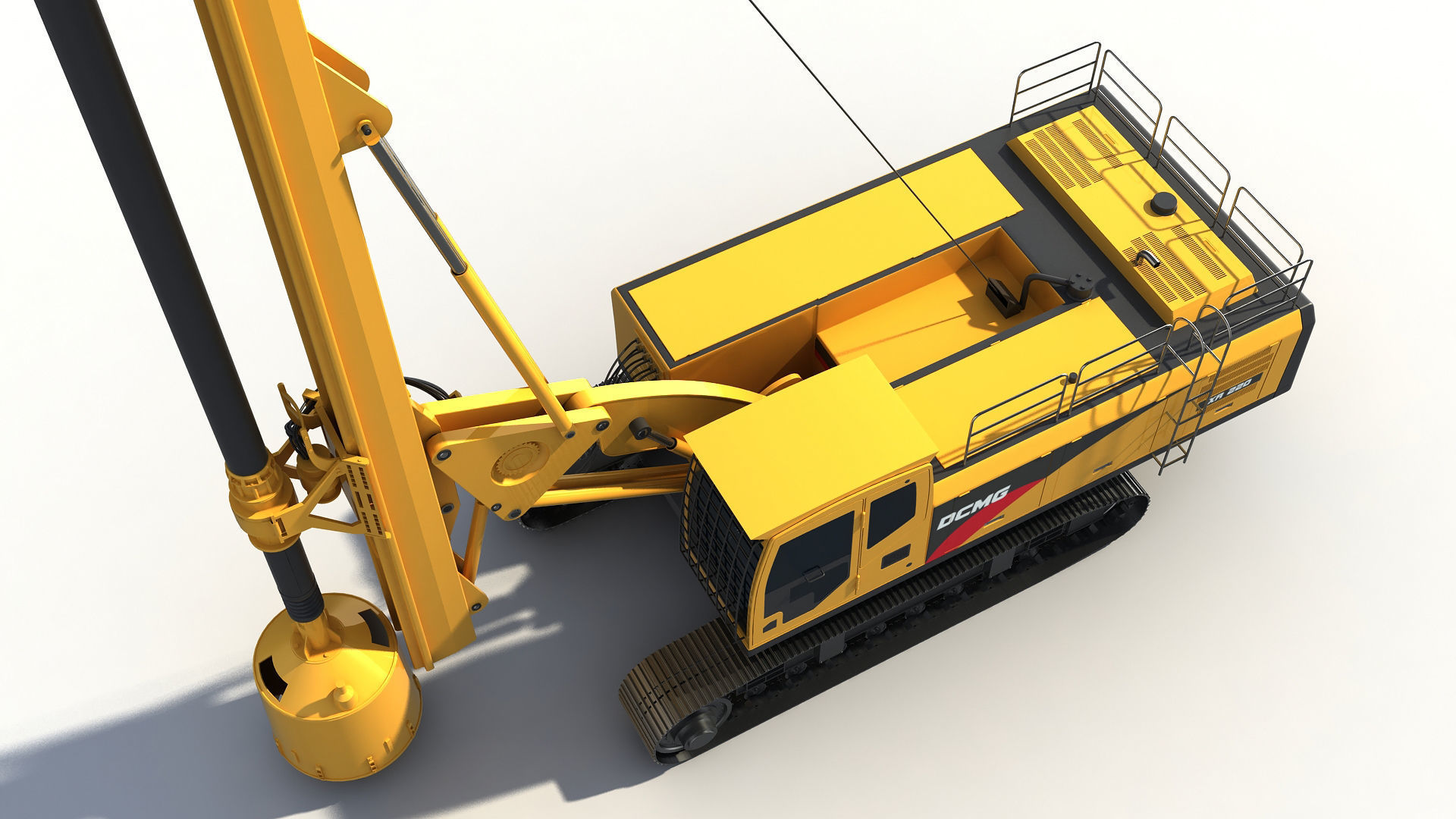 Rotary Drilling Rig 3D model | CGTrader