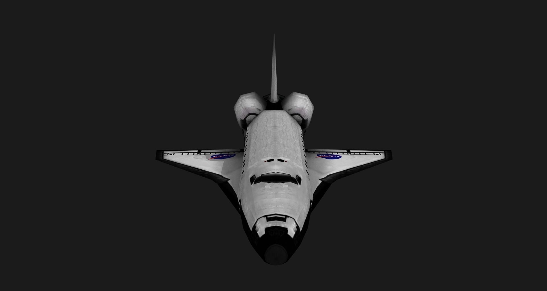 SPACE SHUTTLE LOWPOLY free VR / AR / low-poly 3D model | CGTrader