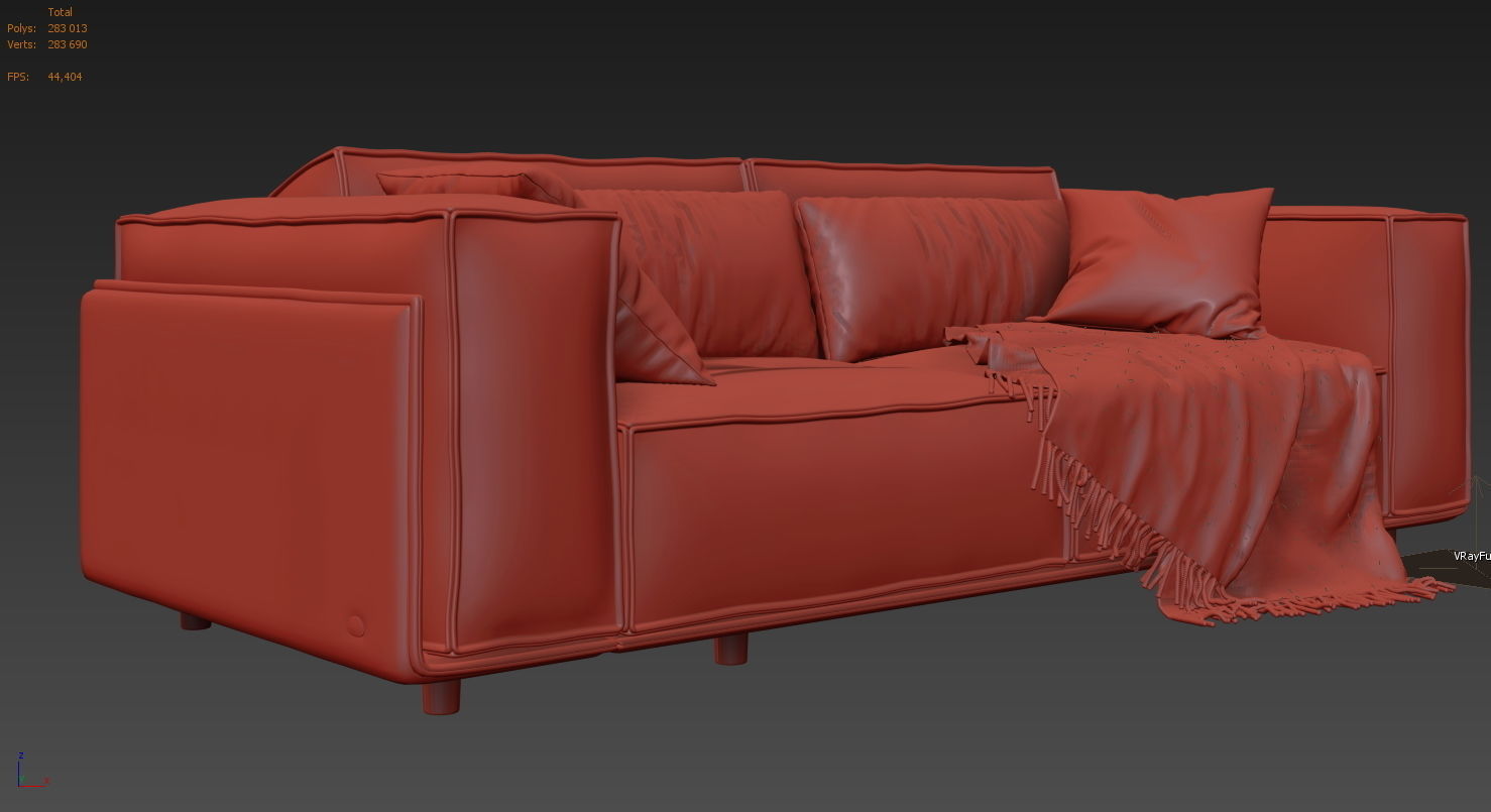 Modular sofa Loft factory on March 8 3D model | CGTrader