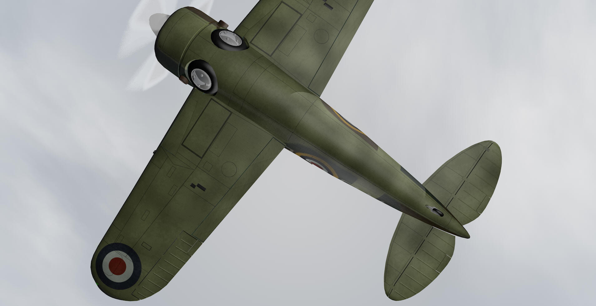 Brewster B339 Buffalo Mk-1 - RAF 3D model | CGTrader
