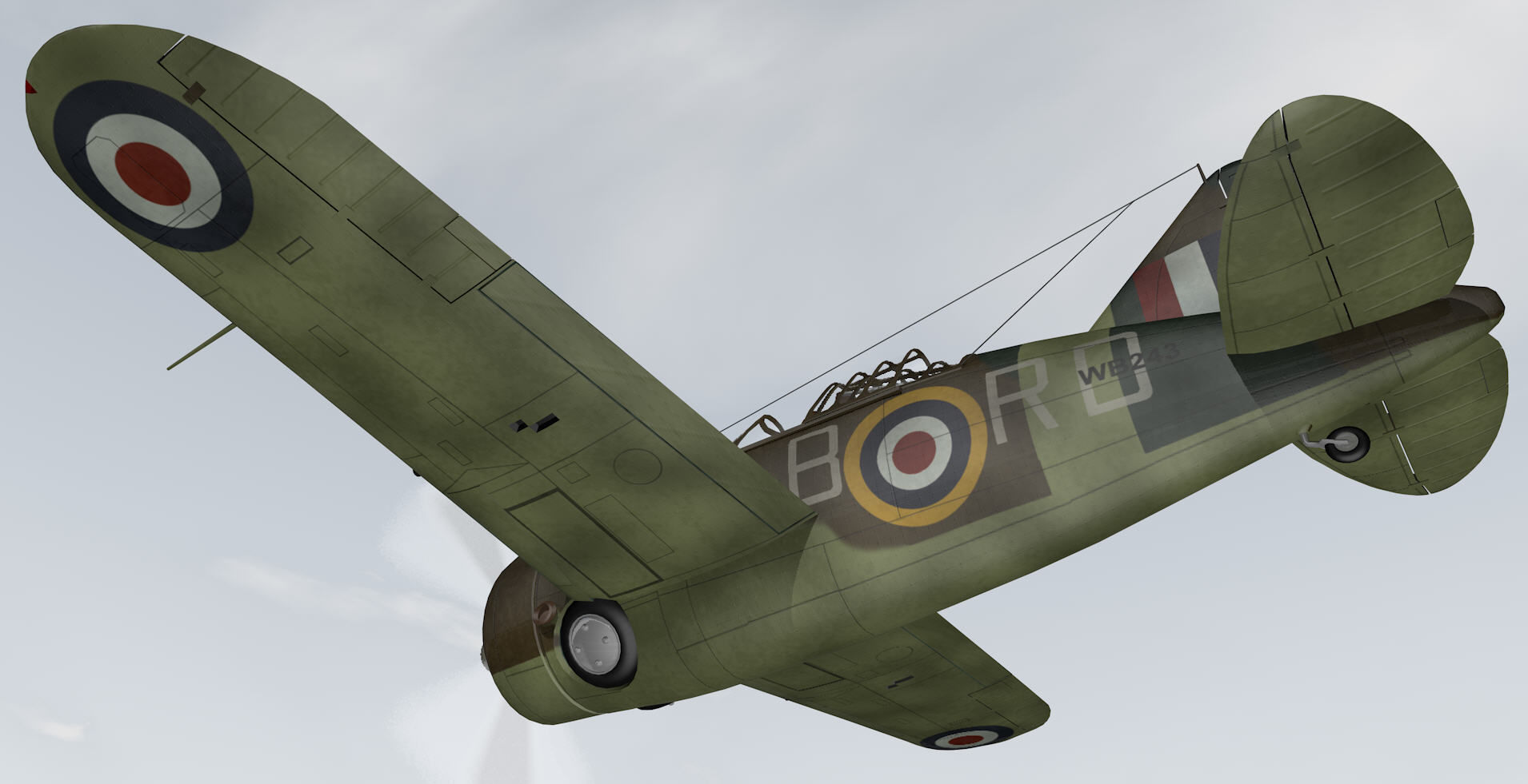 Brewster B339 Buffalo Mk-1 - RAF 3D model | CGTrader
