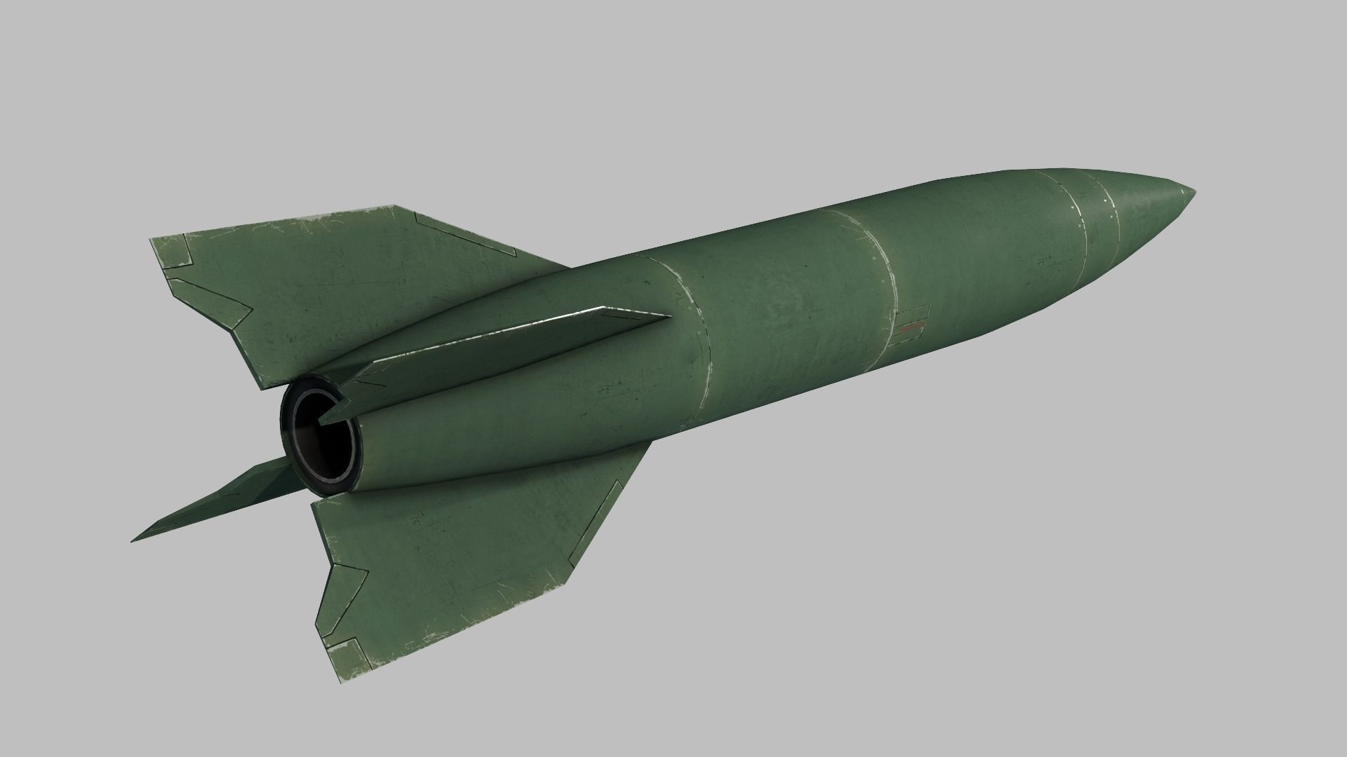 3D model V-2 Ballistic Missile VR / AR / low-poly | CGTrader