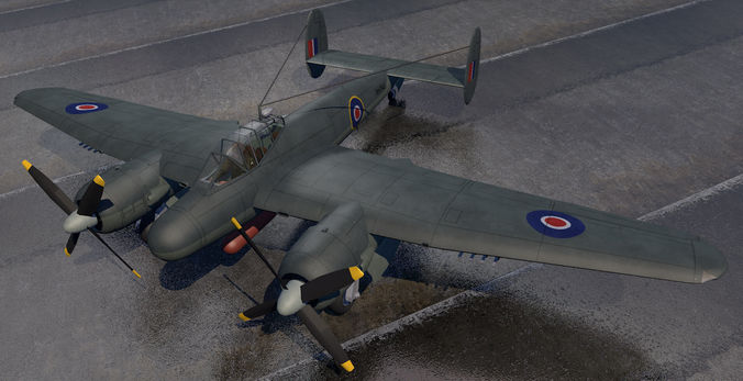 Bristol Brigand TF1 3D model | CGTrader