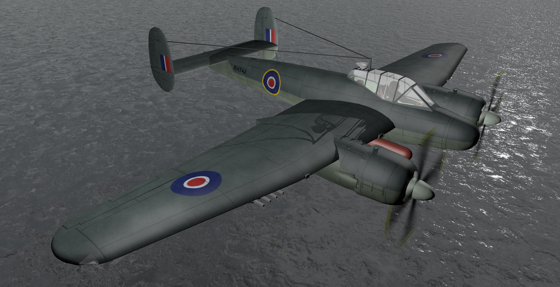Bristol Brigand TF1 3D model | CGTrader