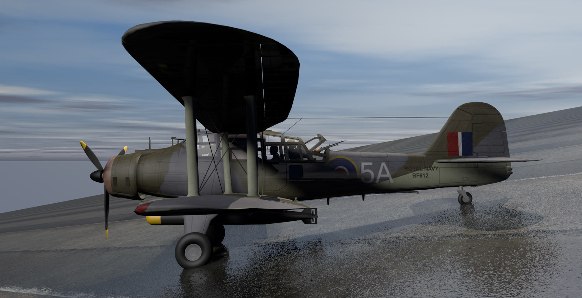 Fairey Albacore Mk-1 3D model | CGTrader