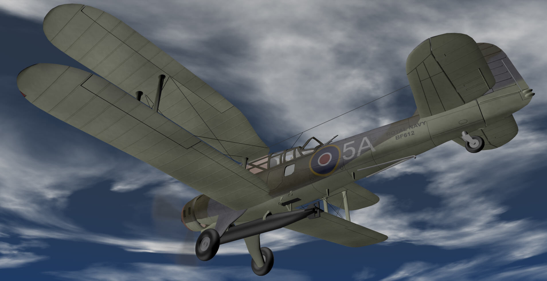 Fairey Albacore Mk-1 3D model | CGTrader