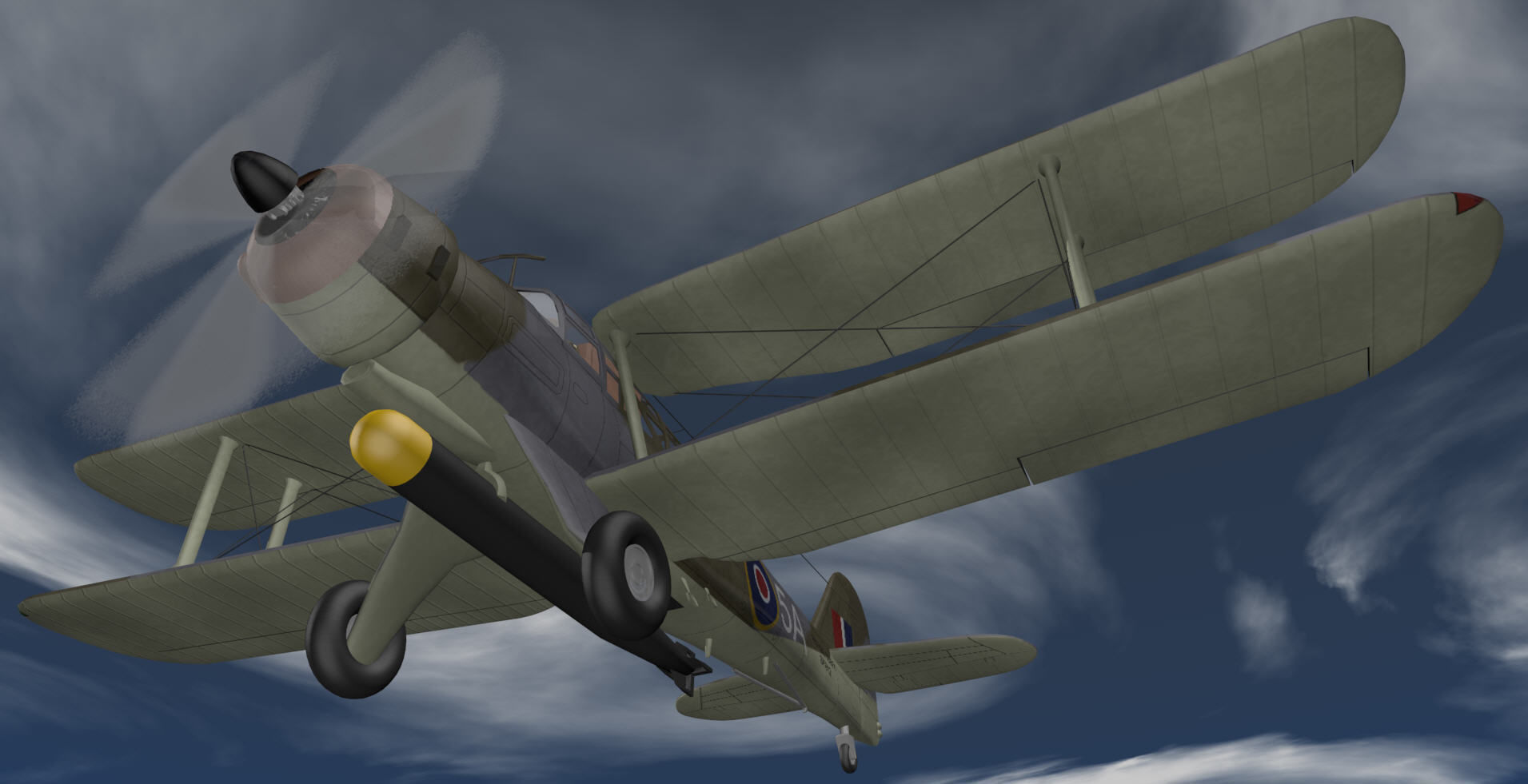 Fairey Albacore Mk-1 3D model | CGTrader