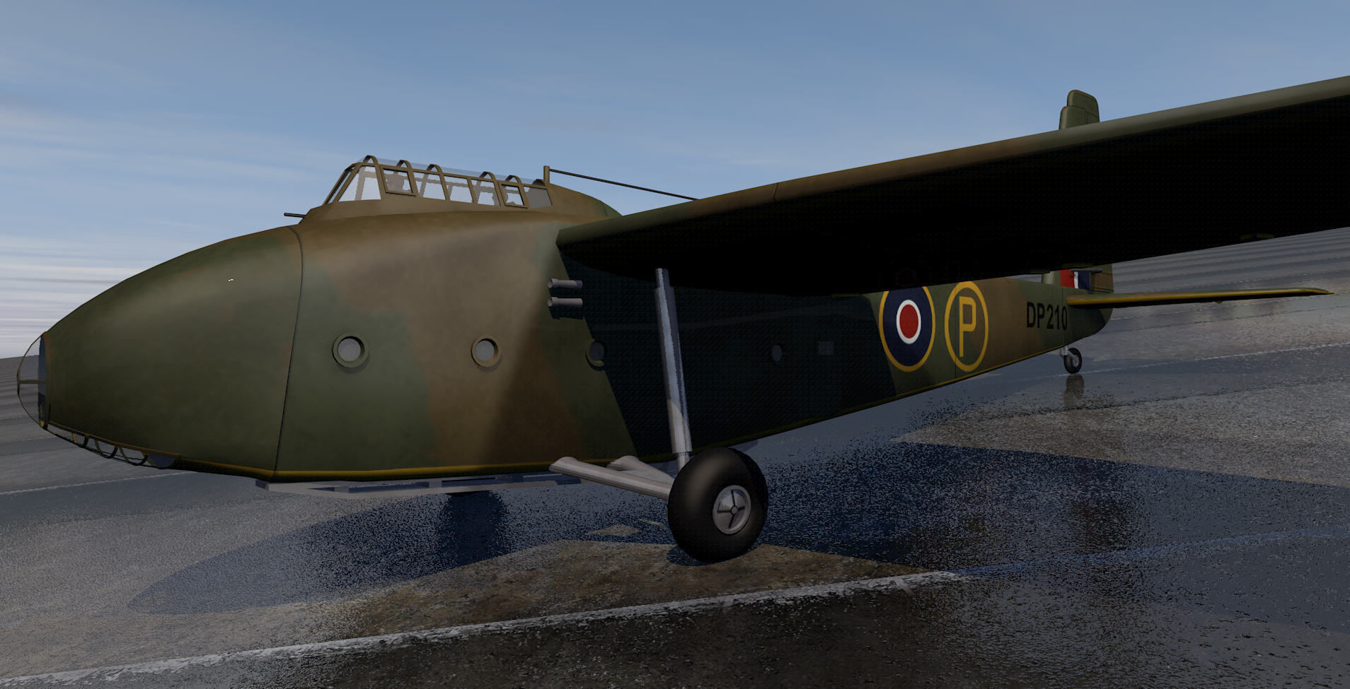 General Aircraft GAL-49 Hamilcar 3D model | CGTrader
