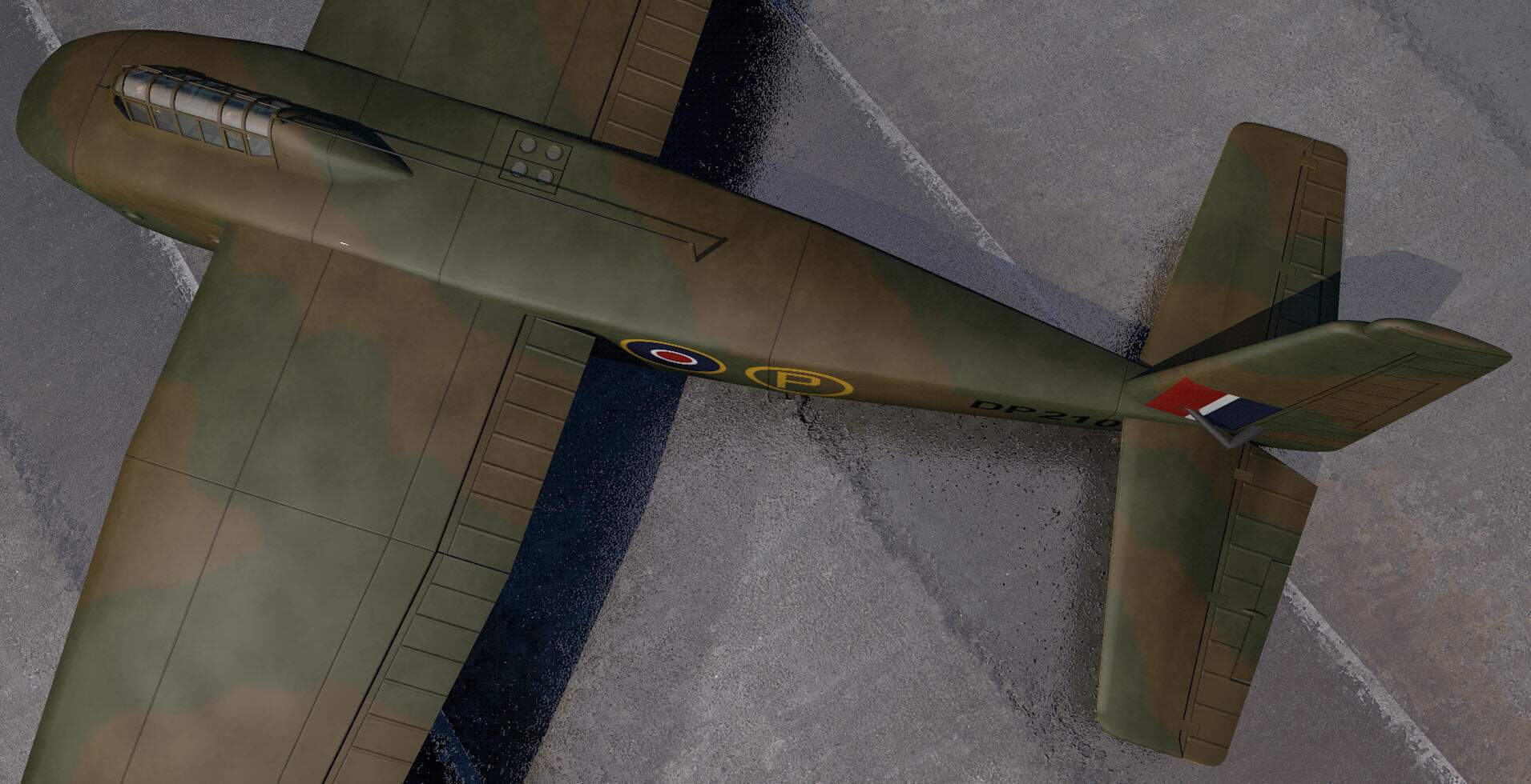 General Aircraft GAL-49 Hamilcar 3D model | CGTrader