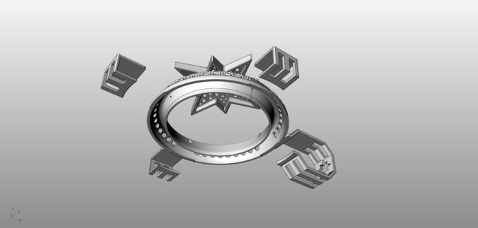 Pendant Compass 3D Model 3D printable STL - CGTrader.com