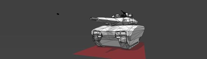 PL-01 Prototype Light Tank 3D model | CGTrader