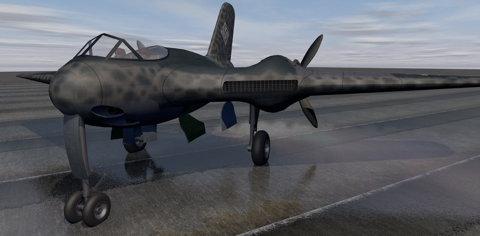 Messerschmitt Me-329 3D model | CGTrader