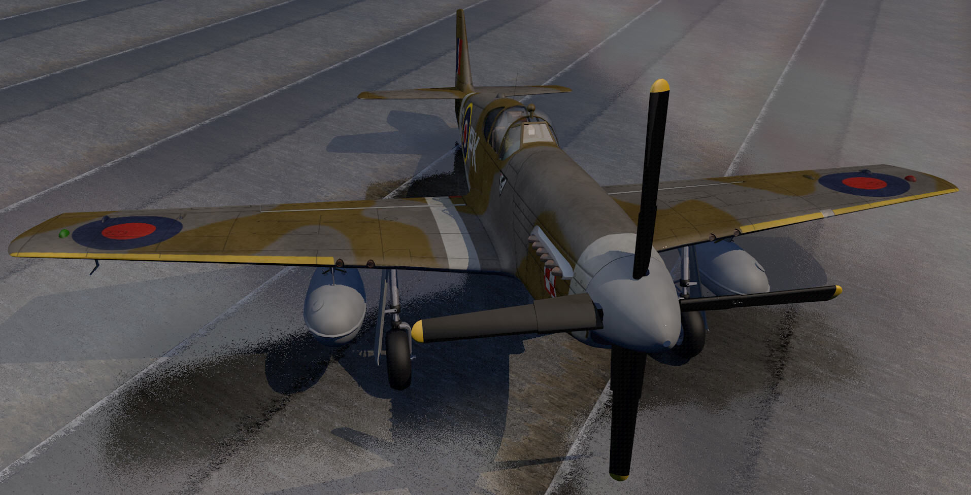 North American Mustang Mk-3 - RAF 3D model | CGTrader