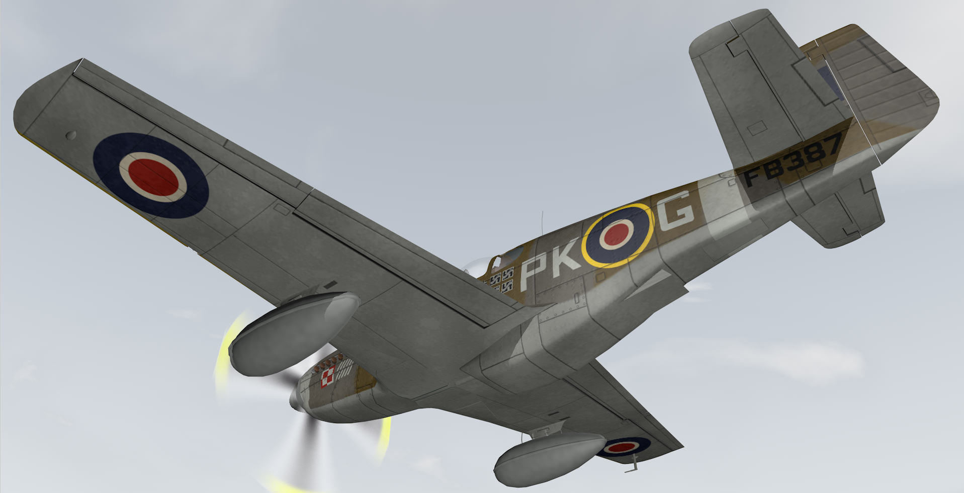 North American Mustang Mk-3 - RAF 3D model | CGTrader