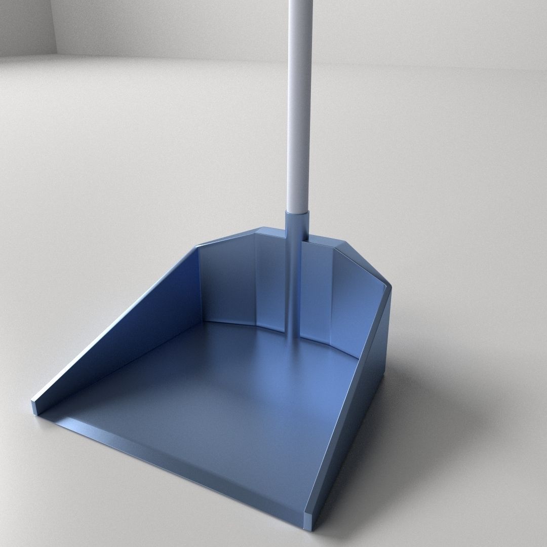 Dust Pan 3D Model 3DS FBX BLEND DAE - CGTrader.com