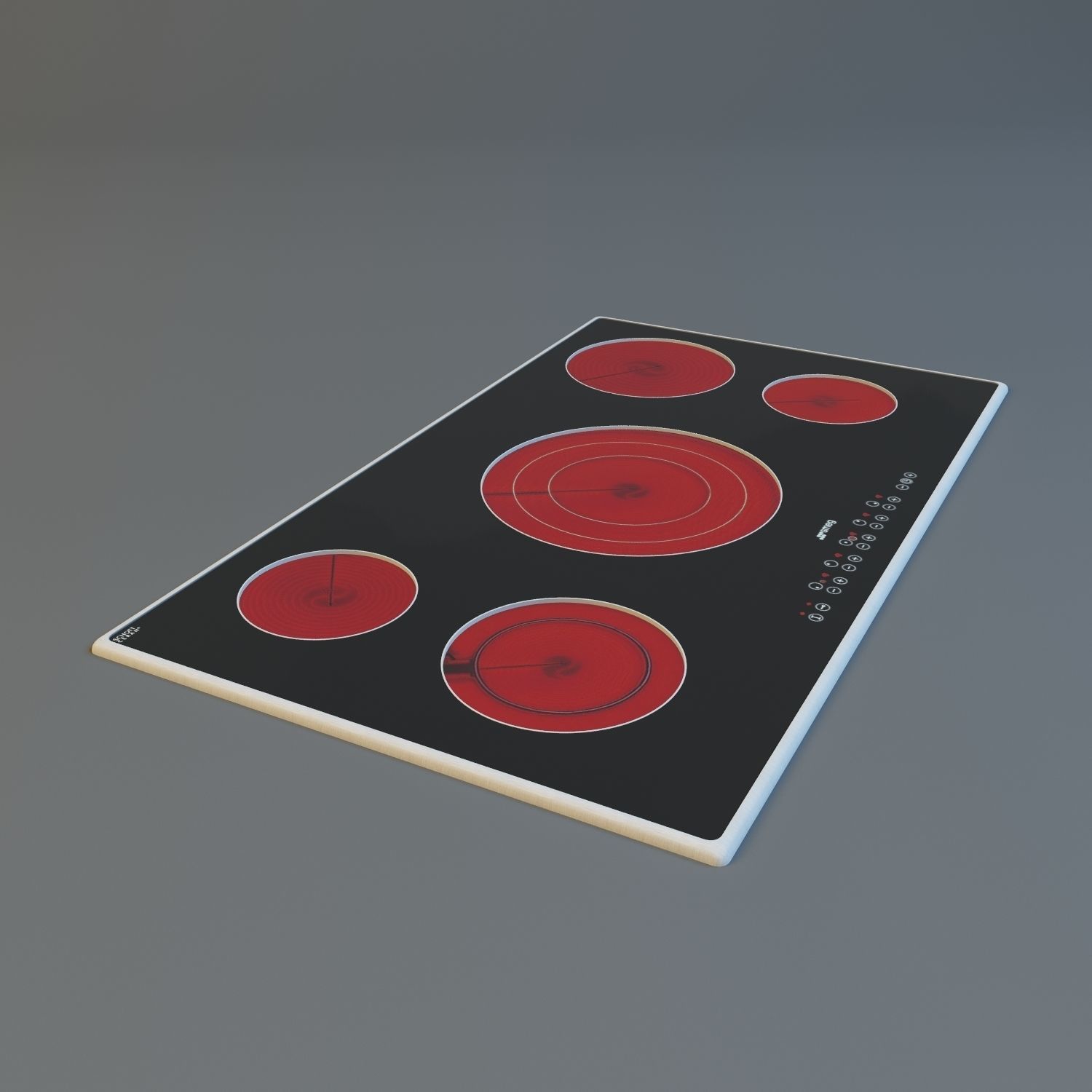 Ceramic Cooktop smeg 3D model | CGTrader