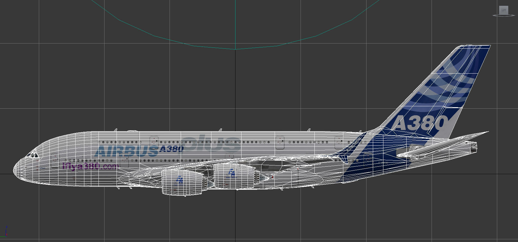3D model Airbus A380 Plus 2017 Home livery VR / AR / low-poly rigged ...