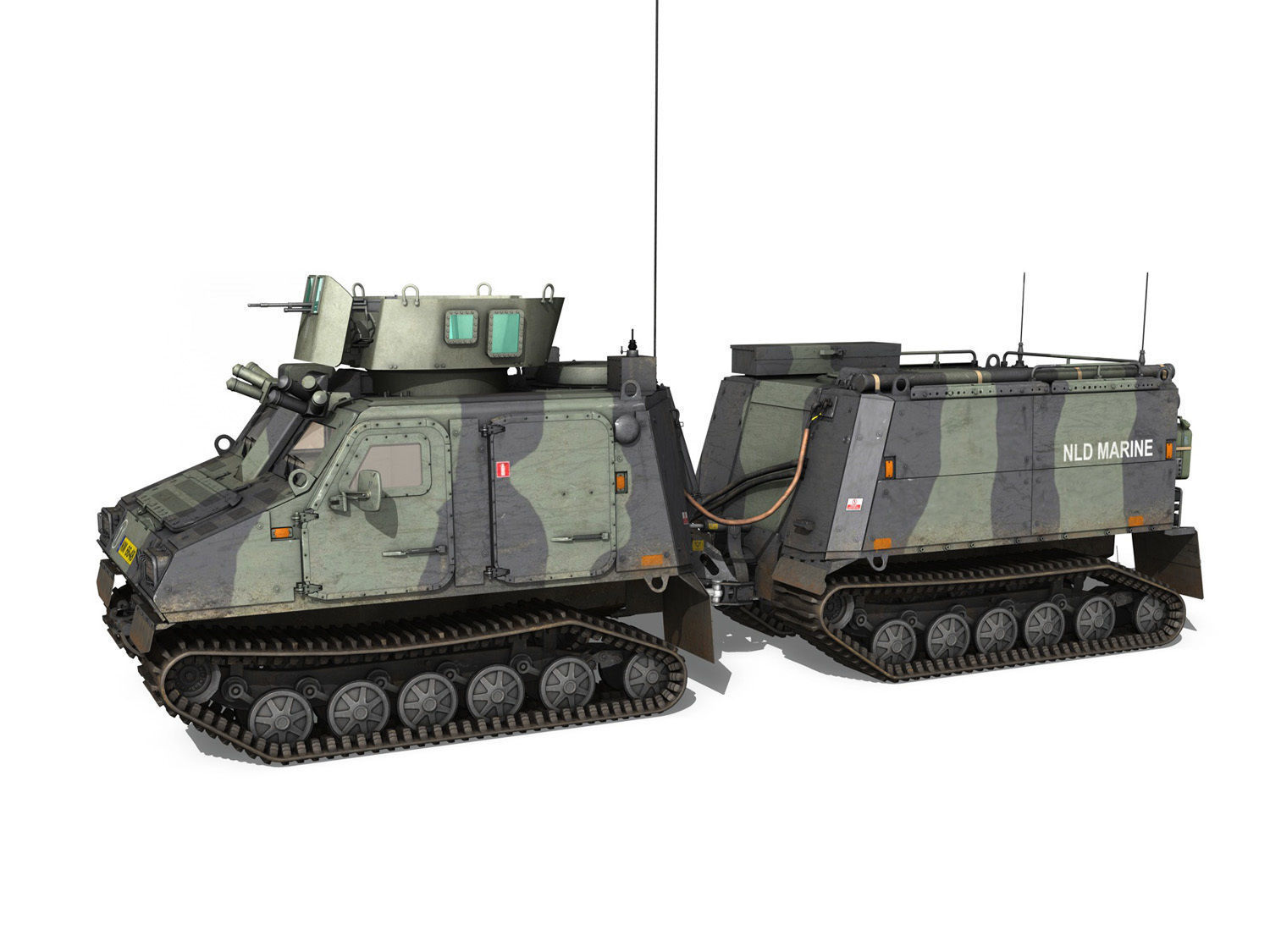 BVS10 Viking - Netherlands Marine Corps 3D model | CGTrader