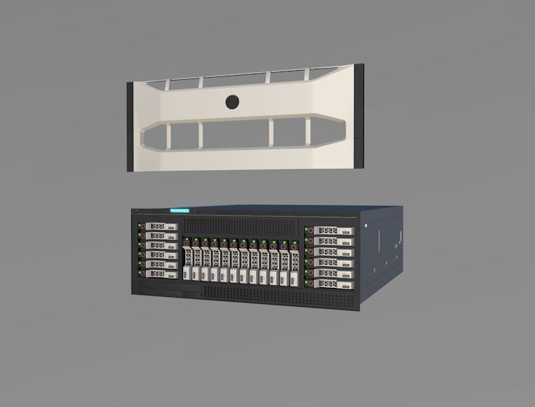 Data Server Rack Dell Powedge free 3D model | CGTrader