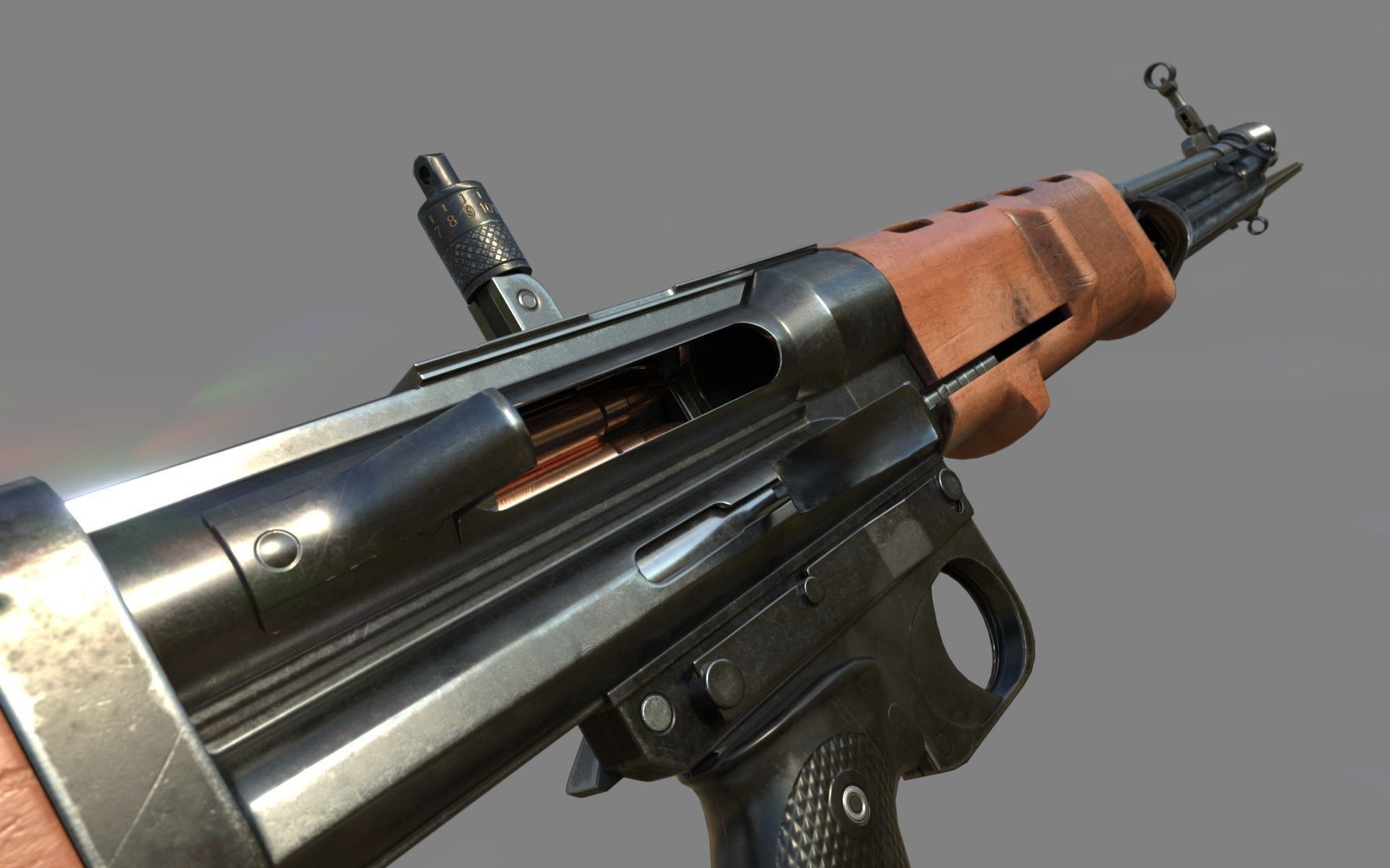 3D model FG-42 German Paratrooper Rifle PBR VR / AR / low-poly | CGTrader