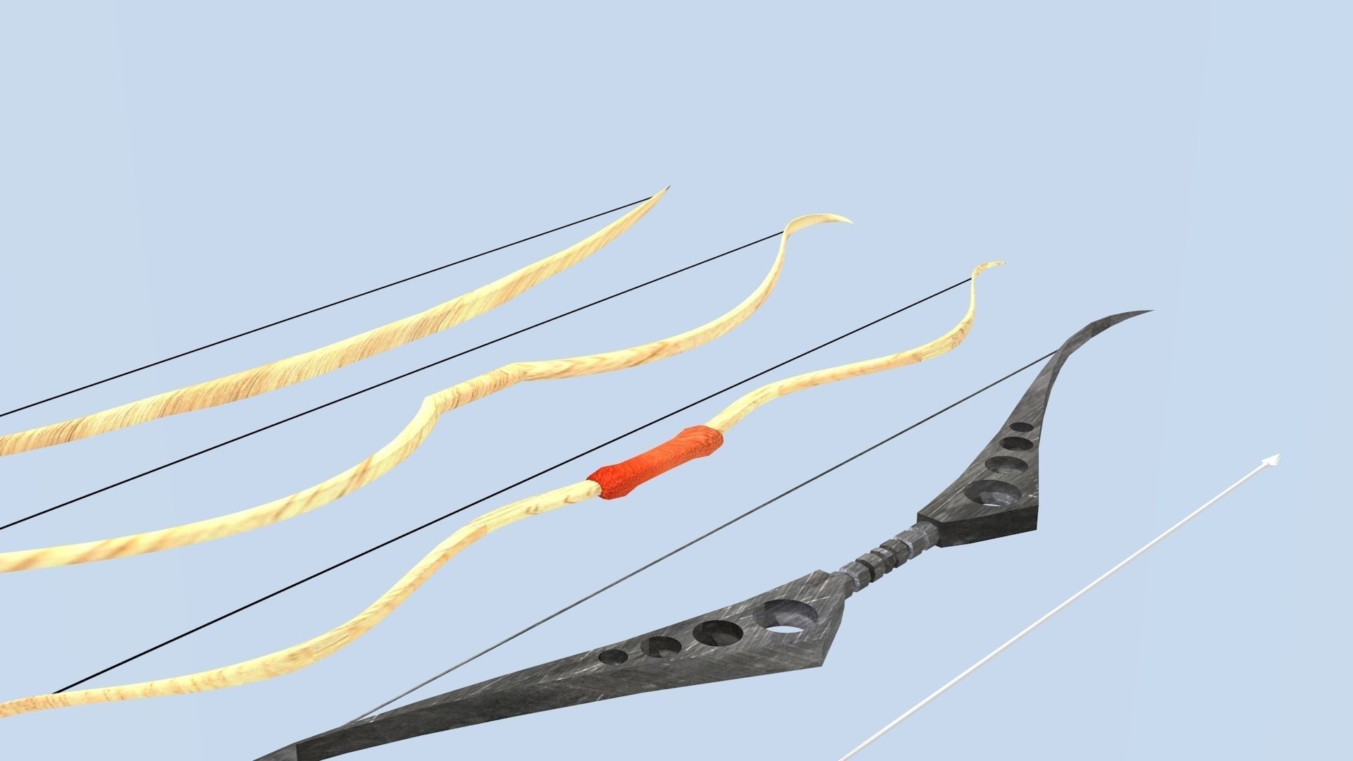 3D model Bows pack VR / AR / low-poly | CGTrader