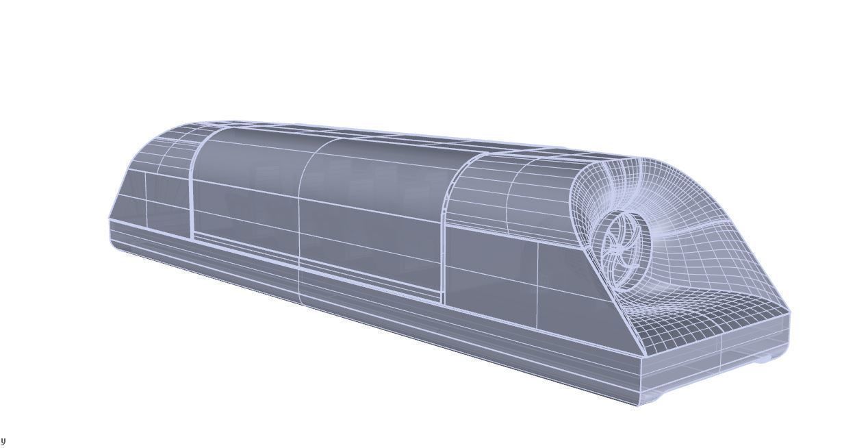 hyperloop train free 3D model | CGTrader