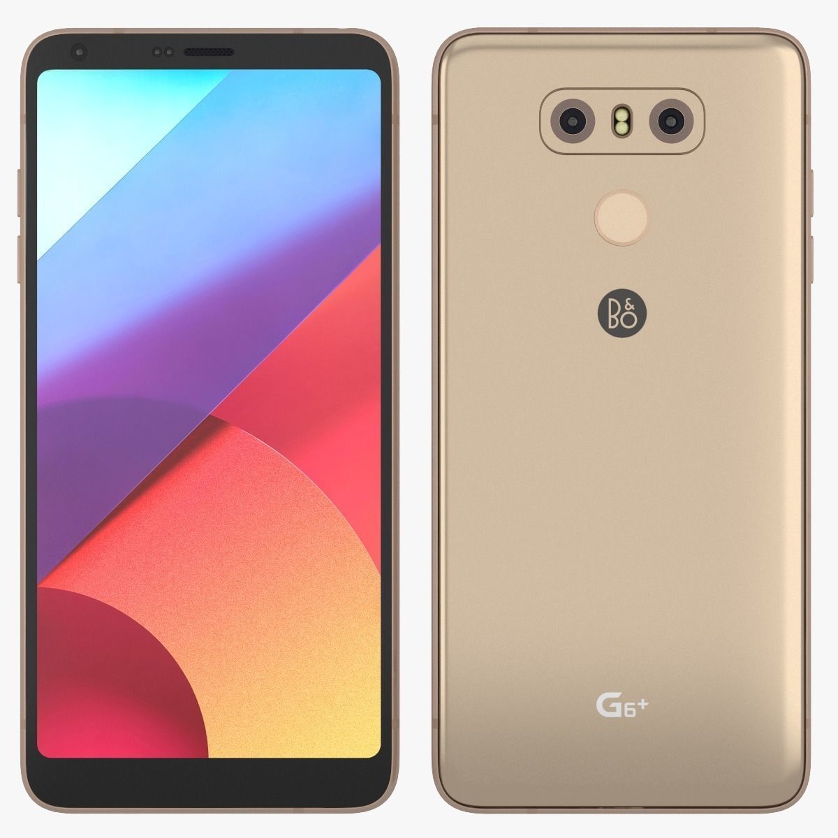 LG G6 Plus Optical Terra Gold 3D model | CGTrader