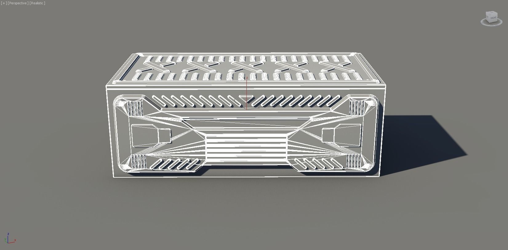Sci-fi high-poly collection metal box 3D model | CGTrader