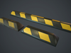 3D model Rubber Parking Curb PBR Game Ready VR / AR / low-poly | CGTrader