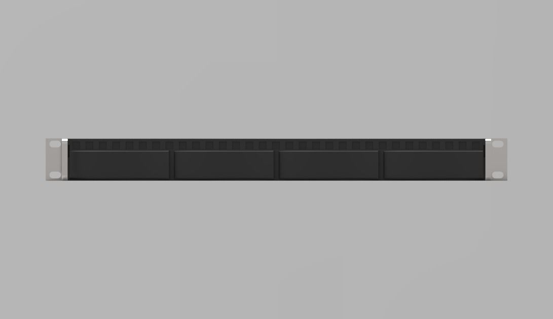 1RU 4 Bay Server 3D model | CGTrader