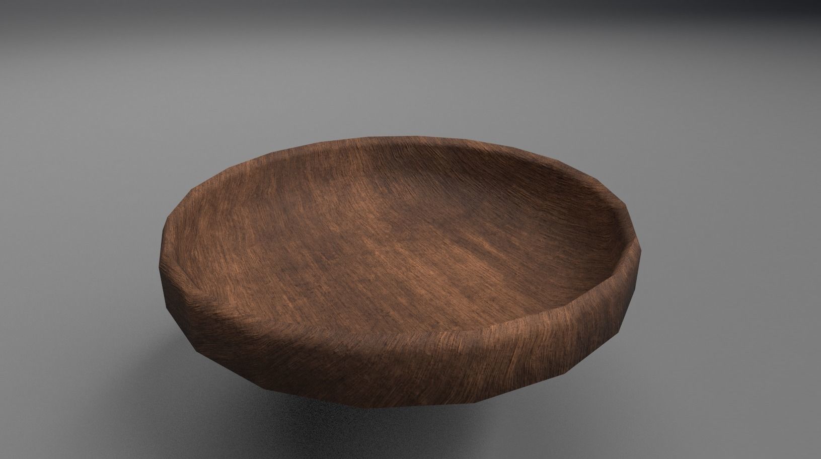 3D model Low poly wooden bowl VR / AR / low-poly | CGTrader
