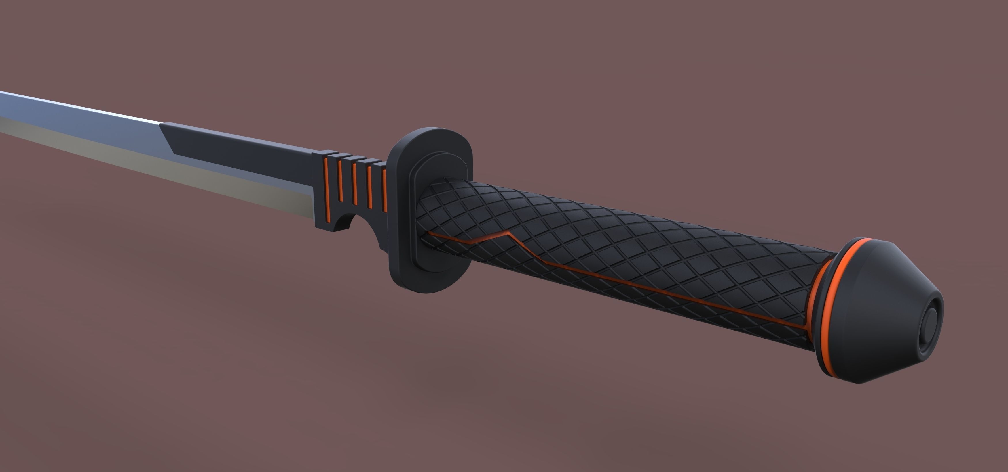 Sword of Deathstroke 3D model | CGTrader