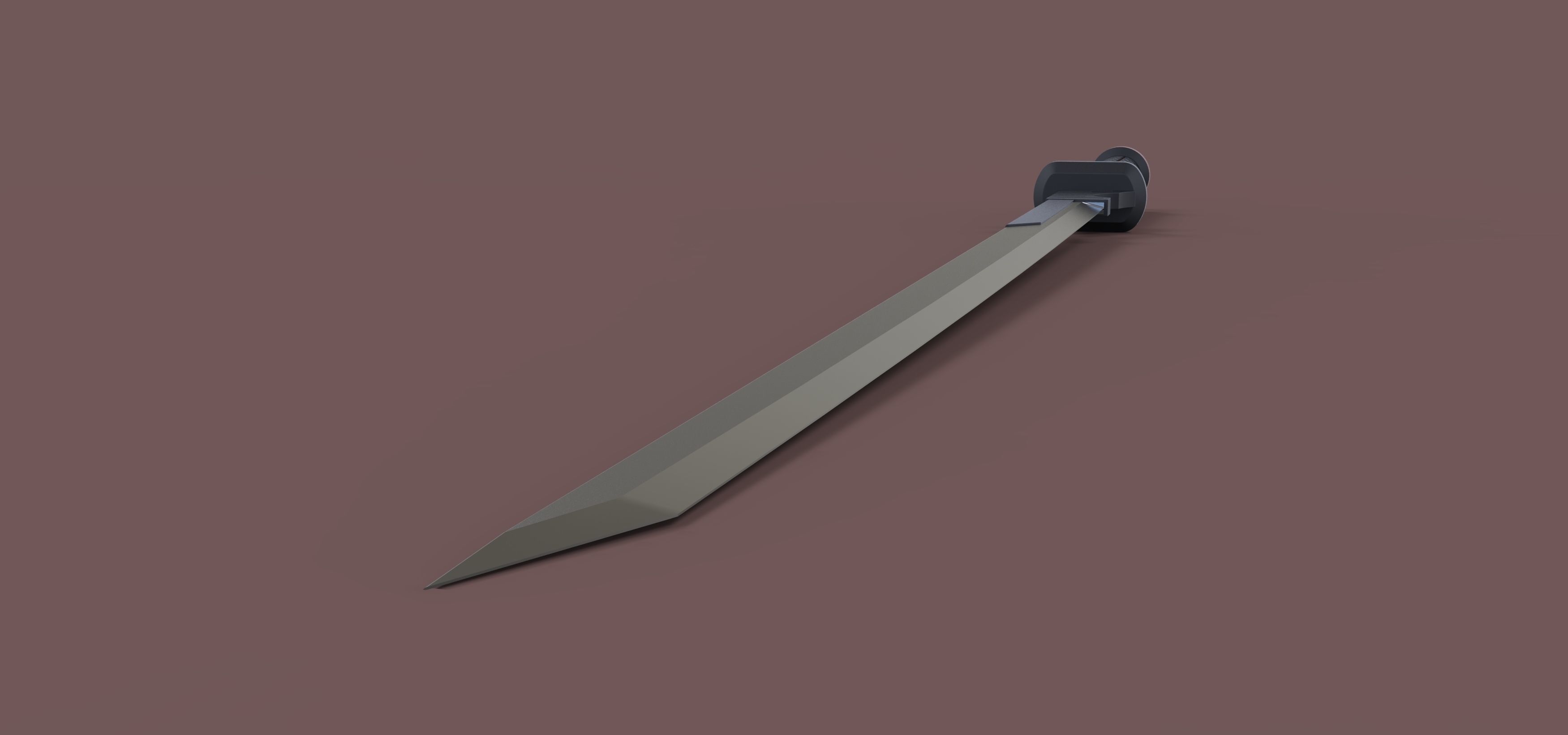 Sword of Deathstroke 3D model | CGTrader