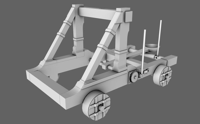 Roman Catapult Base Mesh free VR / AR / low-poly 3D model | CGTrader